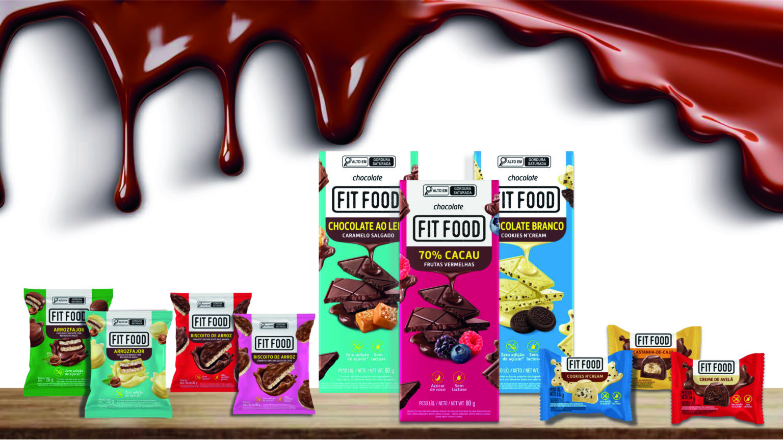 FIT FOOD lança nova linha de chocolates e biscoitos: sabor e equilíbrio ...